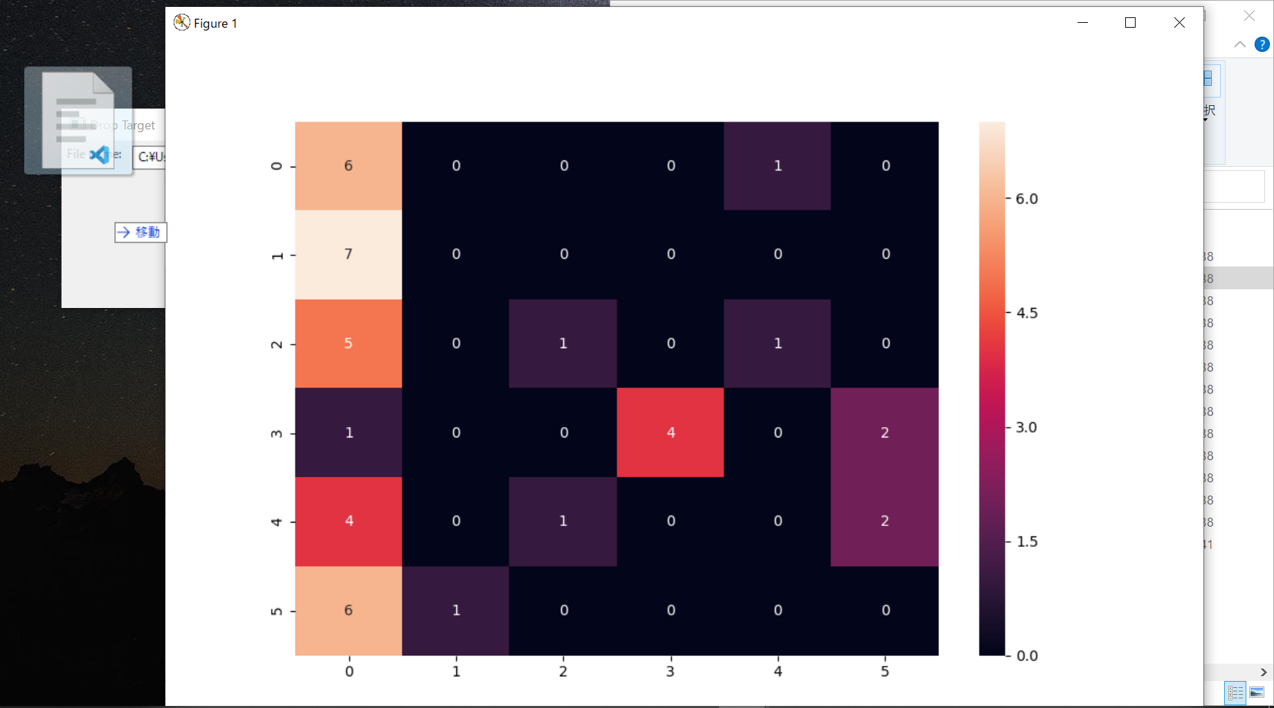 .npyファイルをドラッグ&ドロップで表示